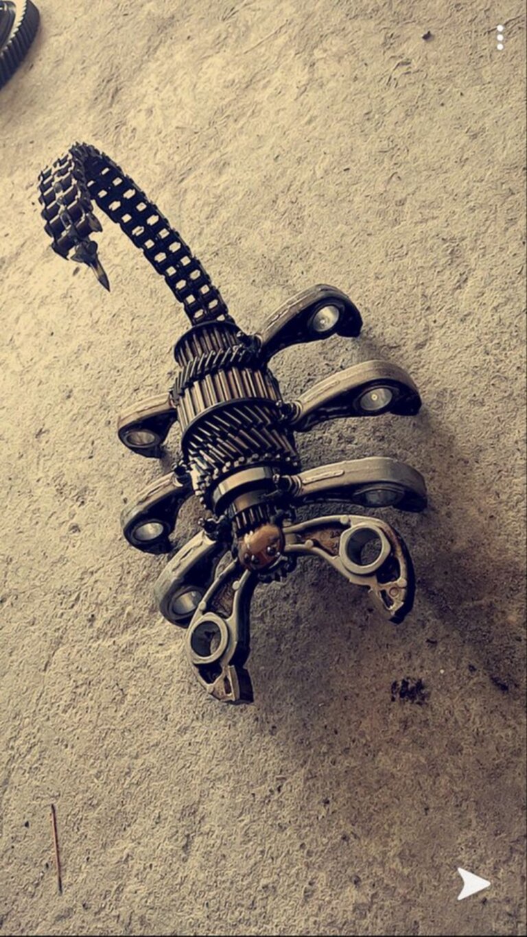 DIY Scrap Metal Art Craft Sculptures | Rustic Home Decor and Design Ideas.
