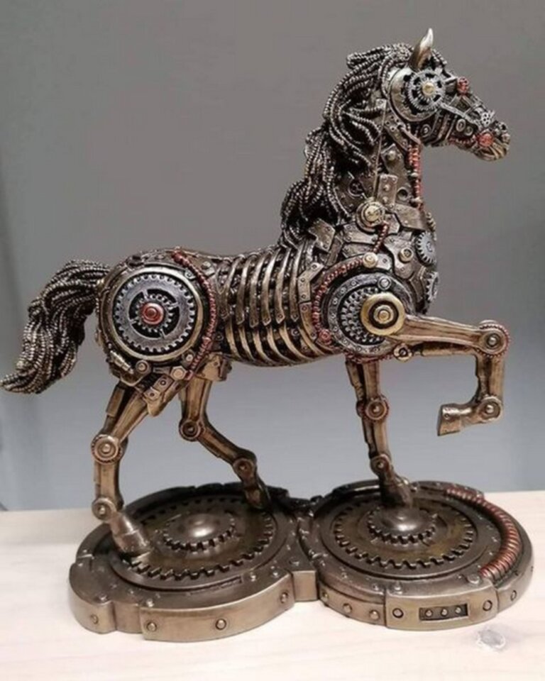 DIY Scrap Metal Art Craft Sculptures | Rustic Home Decor and Design Ideas.