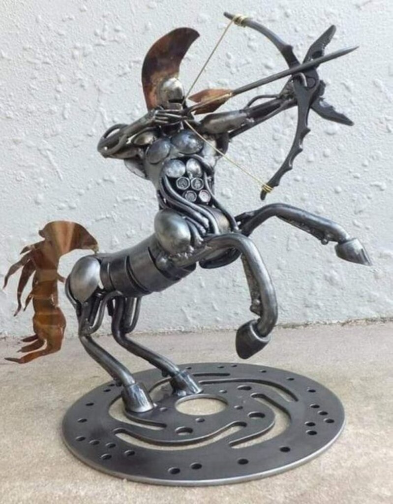 DIY Scrap Metal Art Craft Sculptures | Rustic Home Decor and Design Ideas.