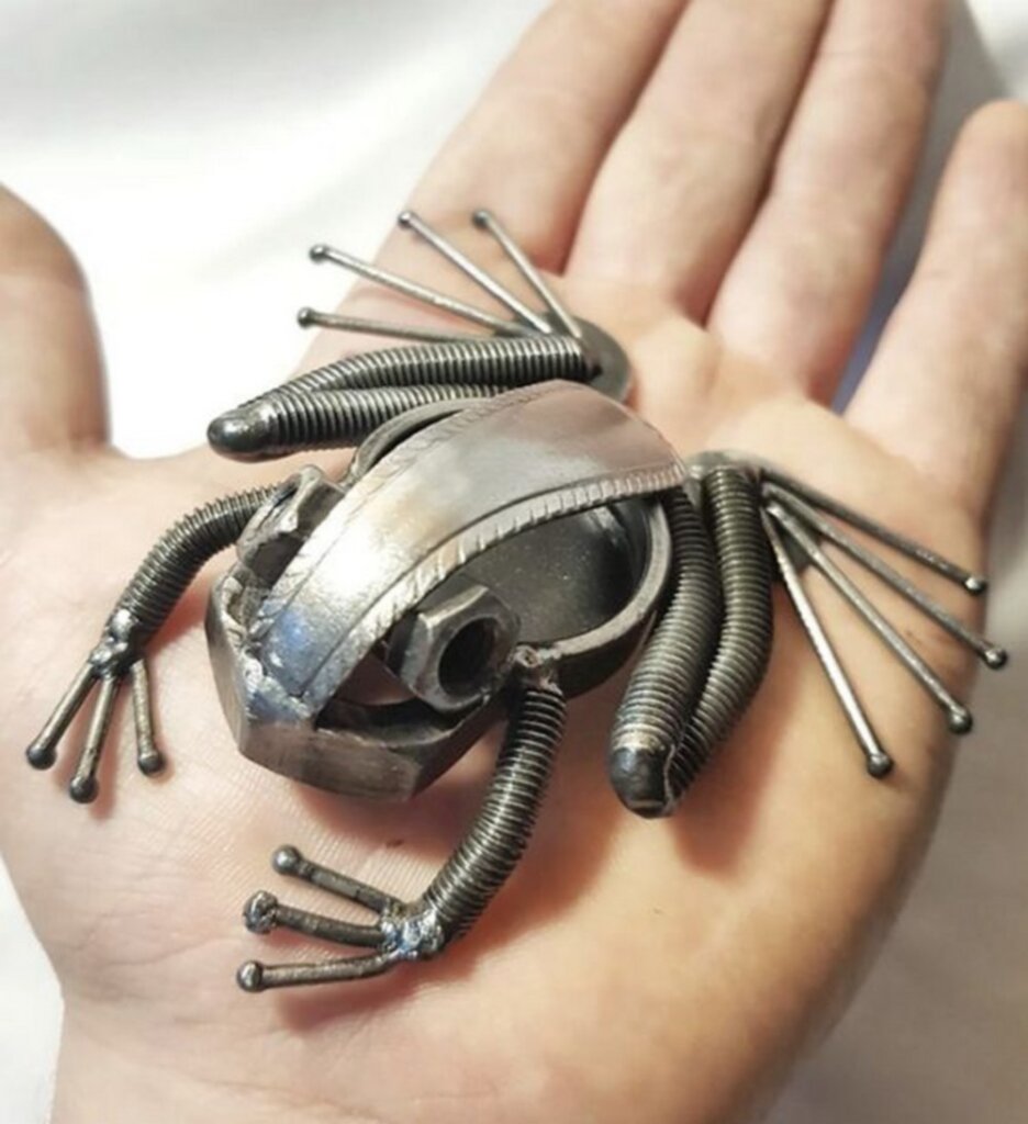 DIY Scrap Metal Art Craft Sculptures | Rustic Home Decor and Design Ideas.